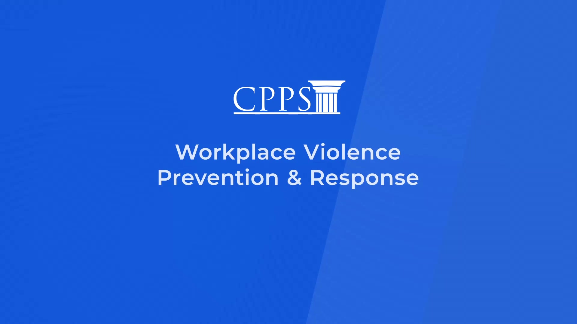 HC Workplace Violence Awareness Prevention and Response Video